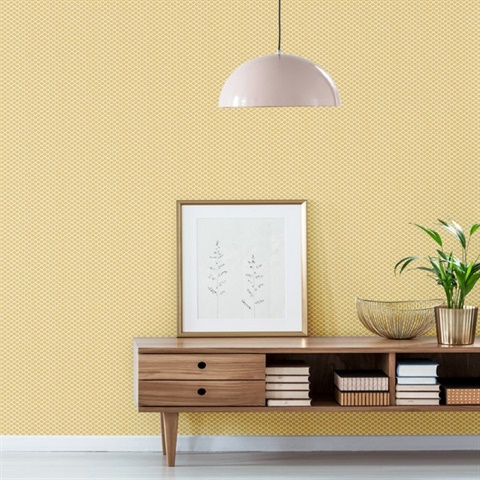 CY1529 | Yellow Solarium Geo | Wallpaper Boulevard