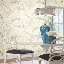 WB5416 | Floral Branch Toss | Wallpaper Boulevard