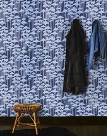 Trees (Dutch Blue) | EE-005 | Modern Designer Wallpaper