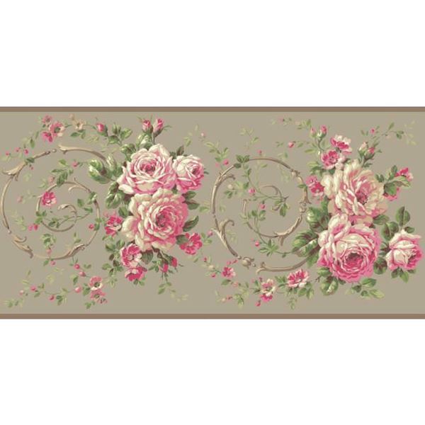 Rose Scroll Border | BA4620B