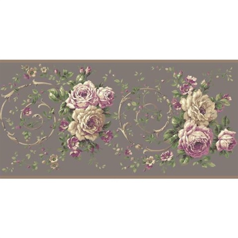 Rose Scroll Border | BA4621B