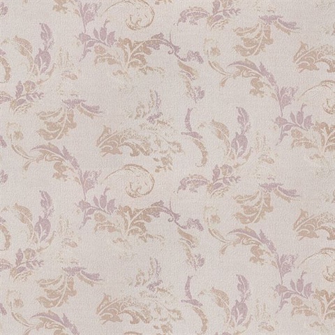 Piana Lilac Leaf Scroll | 2619-M7006