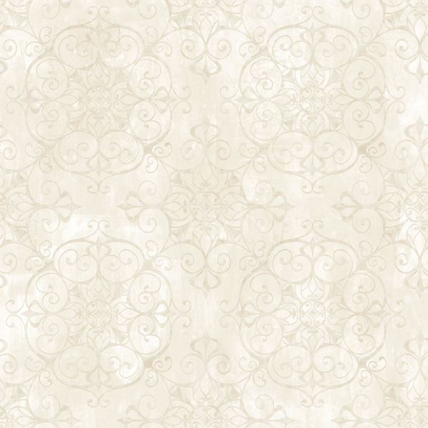 Aubrey Milk Crystal Medallion Texture | VIR98235
