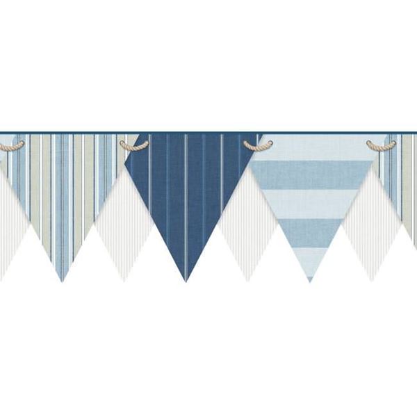 Striped Pennant Border | NY4902BD