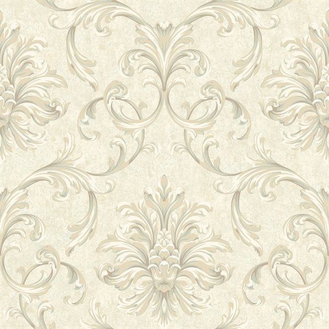 Ornate Scroll Damask | RE9092