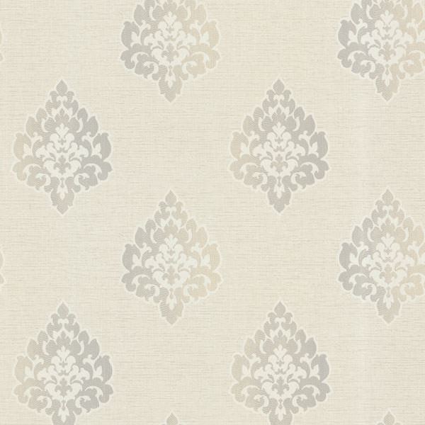 Orpheus Light Grey Damask | 484-68041