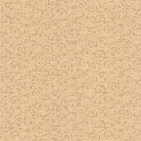 438-86497 | Ancha Beige Scroll Texture Wallpaper | Wallpaper Boulevard