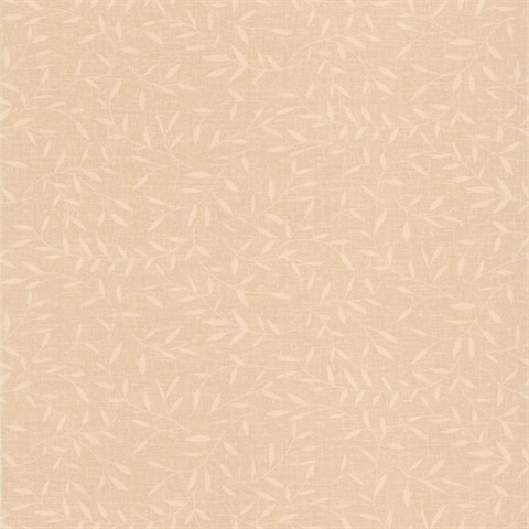 438-86417 | Ascella Taupe Leaf Texture Wallpaper | Wallpaper Boulevard