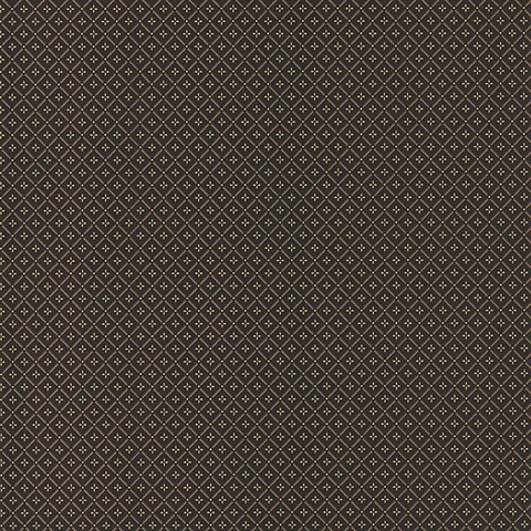 403-49286 | Benedict Dark Brown Diamond Wallpaper | Wallpaper Boulevard