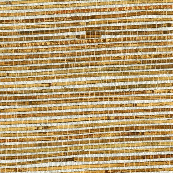 SGS304 | Brown and Grey Horizontal Striped Grasscloth | Wallpaper Boulevard