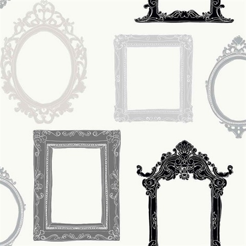 YS9338 | Fancy Frames | Wallpaper Boulevard