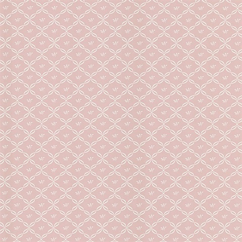 403-49258 | Frances Pink Ribbon Trellis Wallpaper | Wallpaper Boulevard