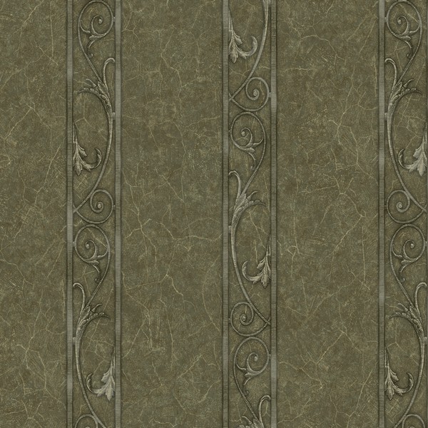 SEN185112 | Green Kylan Stripe Wallpaper | Wallpaper Boulevard