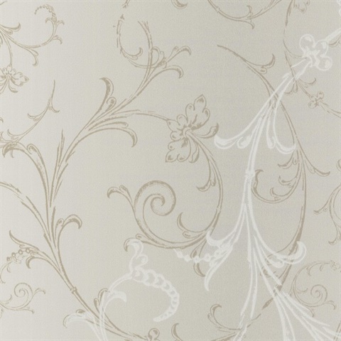 HMY57653 | Grey Swirl | Wallpaper Boulevard