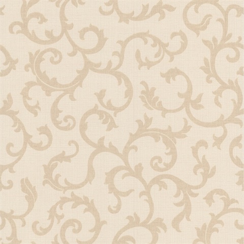 298-30339 | Hamlet Beige Swirl | Wallpaper Boulevard