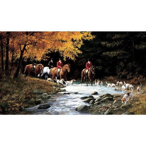 RA0176MMP | Hunt Scene Mural