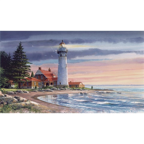 RA0193MMP | Northern Lighthouse Mural