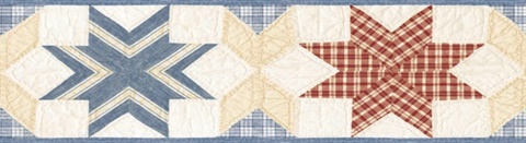 FFR65302B | Ocean Star Quilt Border | Wallpaper Boulevard