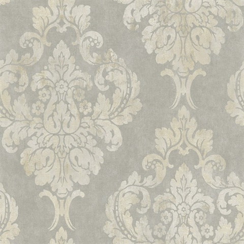 GR60205 | Perla Damask | Wallpaper Boulevard