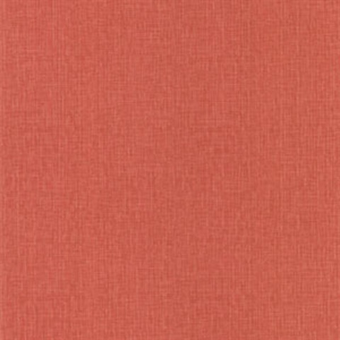 443-62513 | Pollyanna Red Linen Texture Wallpaper | Wallpaper Boulevard