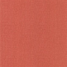 443-62512 | Pollyanna Orange Linen Texture Wallpaper | Wallpaper Boulevard