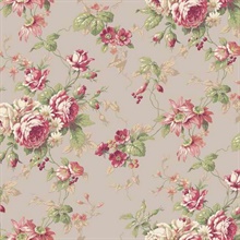 CT0802 | Rose Floral Trail | Wallpaper Boulevard