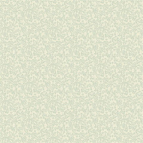 291-71202 | Sage Mini Scroll | Wallpaper Boulevard