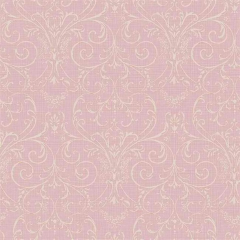 PN0420 | Scroll Damask | Wallpaper Boulevard