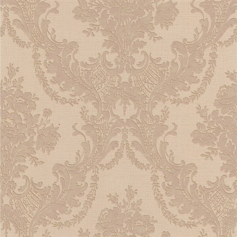 298-30333 | Trianon Beige Damask | Wallpaper Boulevard