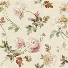 GX8152 | Whitworth Peony | Wallpaper Boulevard